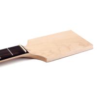 China Cigar Box Guitar Neck Maple Paddle Headstock 22 Fret For Electric Guitar Neck Rectangle headstock Black for sale