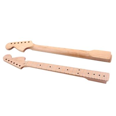 China Electric Guitar Neck 22 Frets Maple Neck Fingerboard For ST Guitar Right Hand Adjustable truss rod for sale