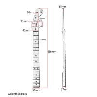 China Electric Guitar Neck Maple Wood 24 Fret Rosewood Fretboard Truss Rod Modern style for sale