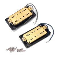 China Double Coil Pickups Zebra Humbucker Pickup Vintage Magnet LP Guitars Black Cream Cover for sale