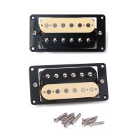 China Double Coil Pickups Zebra Humbucker Pickup Vintage Magnet LP Guitars Black Cream Cover for sale