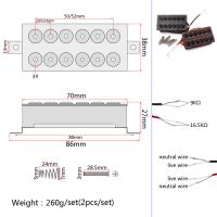 China Electric Guitar Humbucker Pickup Rosewood Double Coil Pickups 50mm/Neck,52mm/Bridge for sale