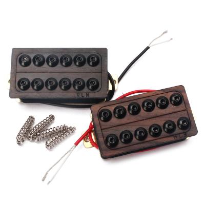 China Electric Guitar Humbucker Pickup Rosewood Double Coil Pickups 50mm/Neck,52mm/Bridge for sale