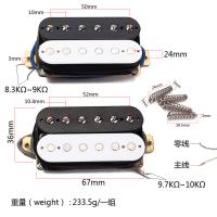 China Humbucker Pickup Double Coil Electric Guitar Pickup Zebra Black&White FD Guitar for sale