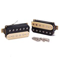 China Double Coil Pickups Zebra Humbucker Pickup Vintage Magnet LP Guitars Black Cream Cover for sale