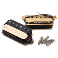 China Double Coil Pickups Zebra Humbucker Pickup Vintage Magnet LP Guitars Black Cream Cover for sale