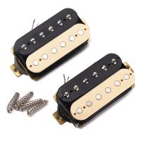 China Double Coil Pickups Zebra Humbucker Pickup Vintage Magnet LP Guitars Black Cream Cover for sale