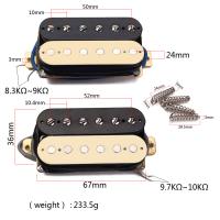 China Double Coil Pickups Zebra Humbucker Pickup Vintage Magnet LP Guitars Black Cream Cover for sale