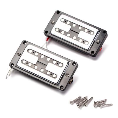 China H Style Dual Coill Pickup N9K/B15K Output ABS Metal Humbucker Pickup Set With Screws for sale
