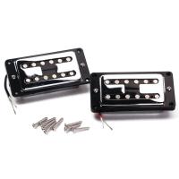 China H Style Dual Coill Pickup N9K/B15K Output ABS Metal Humbucker Pickup Set With Screws for sale