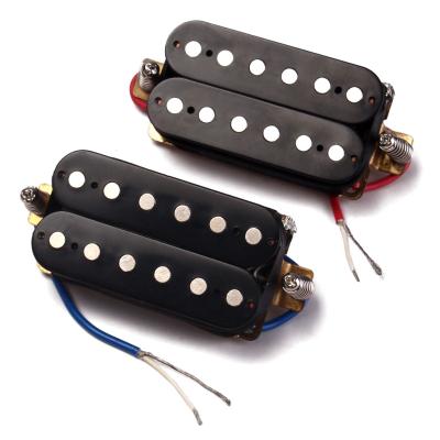 China Hot Rodded Double Coil Pickups Humbucker Pickup Magnet Electric Guitars Black Cover for sale