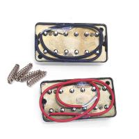 China Chrome Guitar Pickup Set Metal Humbucker Dual Coill Pickup Alnico 5 For Gretsch Guitar for sale