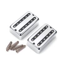 China Chrome Guitar Pickup Set Metal Humbucker Dual Coill Pickup Alnico 5 For Gretsch Guitar for sale