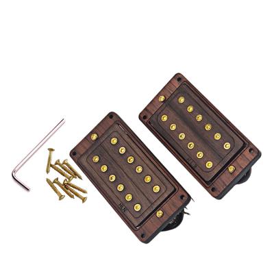 China Rosewood Dual Coil Pickup Humbucker 6-String N8.8K/B12.1K Output for ST SG Guitar for sale