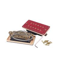 China Humbucker Pickup Double Coil Ceramic N7.9K/B16.8K Output Pickups Red Pearl Noiseless for sale