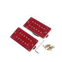 China Humbucker Pickup Double Coil Ceramic N7.9K/B16.8K Output Pickups Red Pearl Noiseless for sale
