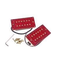 China Humbucker Pickup Double Coil Ceramic N7.9K/B16.8K Output Pickups Red Pearl Noiseless for sale