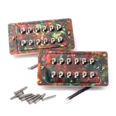 China Color Pearl Guitar Pickups Ceramic Magnets Electric Guitar Double Coil Humbucker Pickups for sale
