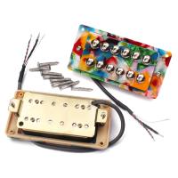 China Color Pearl Guitar Pickups Ceramic Magnets Electric Guitar Double Coil Humbucker Pickups for sale