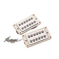 China White Pearl Guitar Pickups Ceramic Electric Guitar Double Coil Humbucker Pickups N9K/B16K Output for sale