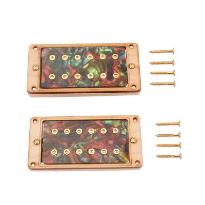 China Maple Wood Humbucker Pickups Double Coil color pearl with Screws electric guitar for sale