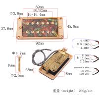 China Maple Wood Humbucker Pickups Double Coil color pearl with Screws electric guitar for sale