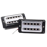 China Double Coil Humbucker Pickup Electric Guitar Ceramic N9.2k/B15.5k Output For Lp Guitar Chrome for sale