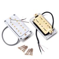 China Rosewood Dual Coil Pickup Humbucker Electric Guitar N9K/B12.5K Output With Screws for sale