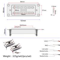 China H Style LP Electric Guitar Pickup With Screws Easy To Install And Setup for sale