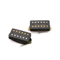 China Clear Sound Double Coil Guitar Pickup Alnico 5 Metal Radian N8.82K/B9.33K Output for sale