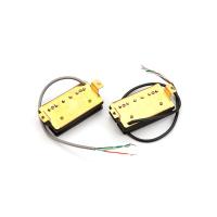 China Clear Sound Double Coil Guitar Pickup Alnico 5 Metal Radian N8.82K/B9.33K Output for sale
