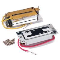 China H Style Dual Coil Mini Humbucker Pickups With Screws Chrome-Plated Plastic for sale