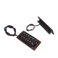 China Professional Double Coil High Output Guitar Pickups Rosewood Material for sale
