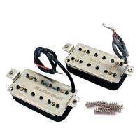 China Powerful Alnico Magnet Pickup Set Dual Coil 6~7KΩ/Neck 7~8KΩ/Bridge DC Resistance for sale