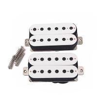 China Powerful Alnico Magnet Pickup Set Dual Coil 6~7KΩ/Neck 7~8KΩ/Bridge DC Resistance for sale