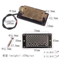 China Vintage N12.1K/B14.5K Output LP Electric Guitar Pickup With Spring for sale