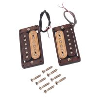 China ST FD SG Style Guitar Alnico 5 Humbucker Pickup Set Dual Coil Rosewood for sale