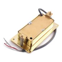 China RB Style Mini Style H Type Electric Guitar Humbucker Pickup 72x32MM for RickenBacker Style Guitar Gold for sale