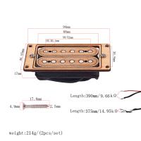 China Maple Noiseless Rosewood ST FD SG Style Guitar Pickups Dual Coil for sale
