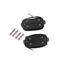 China Alnico 5 Carbon Fiber Dual Coil Guitar Pickups For Electric Guitar Four Conductor Wired for sale