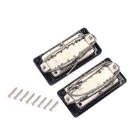 China Alnico 5 Chrome Metal Humbucker Pickup Double Coil 13~14kΩ For LP Guitar With Screws Vintage for sale