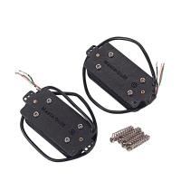 China Carbon Fiber Neck Bridge Position Dual Coil Guitar Pickups With Alnico 5 Magnets for sale
