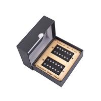 China Durable Alnico 5 Black Humbucker Pickup Set N15.92K/B19.06K Output With Springs for sale