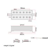 China Alnico 5 Vintage Humbucker Pickup 11.2K ST Fender SG Electric Guitar With Wrench for sale