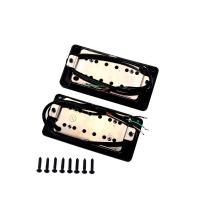 China Alnico 5 Electric Guitar Humbucker With Cupronickel Cover 5-Conductor PVC Magnet Wire for sale