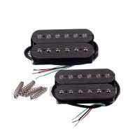 China Cupronickel Cover Double Coil Guitar Pickup With Adjustable Pole-Piece for sale