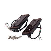 China Silver Metal Guitar Pickup With Alnico 5 Magnets 6~7kΩ Resistance 70*39MM Pole Spacing for sale