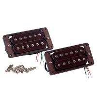 China Rosewood Double Coil Humbucker Pickup Adjustable Pole-Piece For LP Electric Guitars for sale