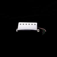 China Chrome Alnico 5 Mini Humbucker Pickup Double Coil  8~9kΩ Adjustable Screws Pole Pieces For LP Electric Guitar for sale