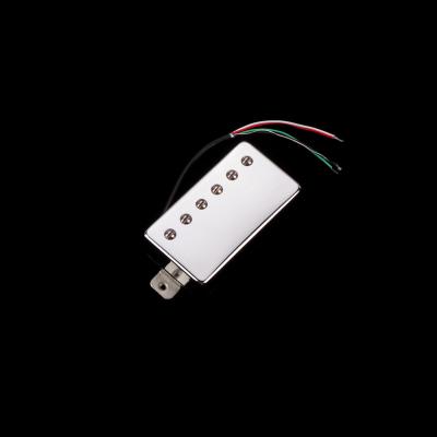 China Chrome Alnico 5 Mini Humbucker Pickup Double Coil  8~9kΩ Adjustable Screws Pole Pieces For LP Electric Guitar for sale